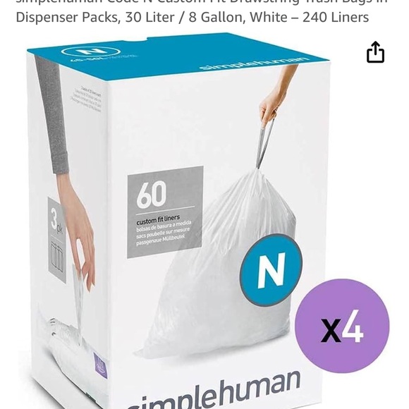 Kitchen | Simplehuman Trash Liners Code N | Poshmark